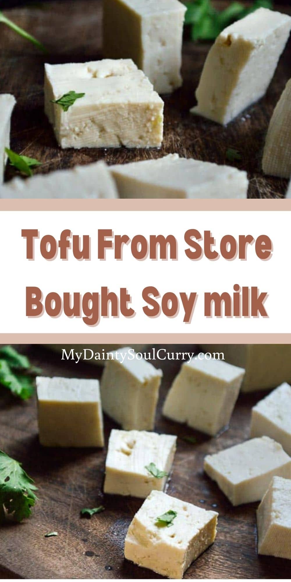 Homemade Tofu From Store Bought Soy milk Recipe