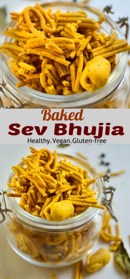 Baked Bikaneri Sev Bhujia Recipe - My Dainty Soul Curry