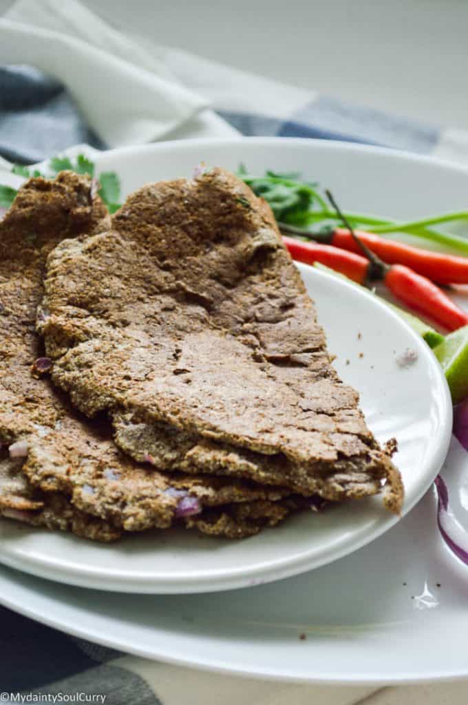 Keto Flax Paratha/Wrap - My Dainty Soul Curry