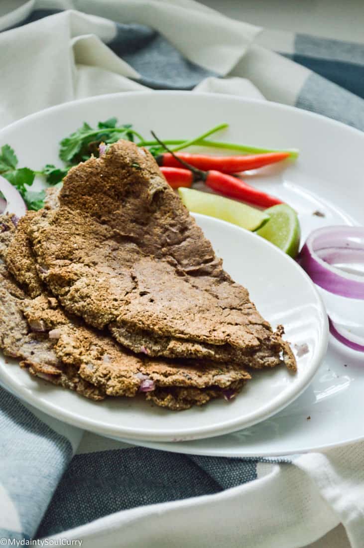 Keto Flax Paratha/Wrap - My Dainty Soul Curry