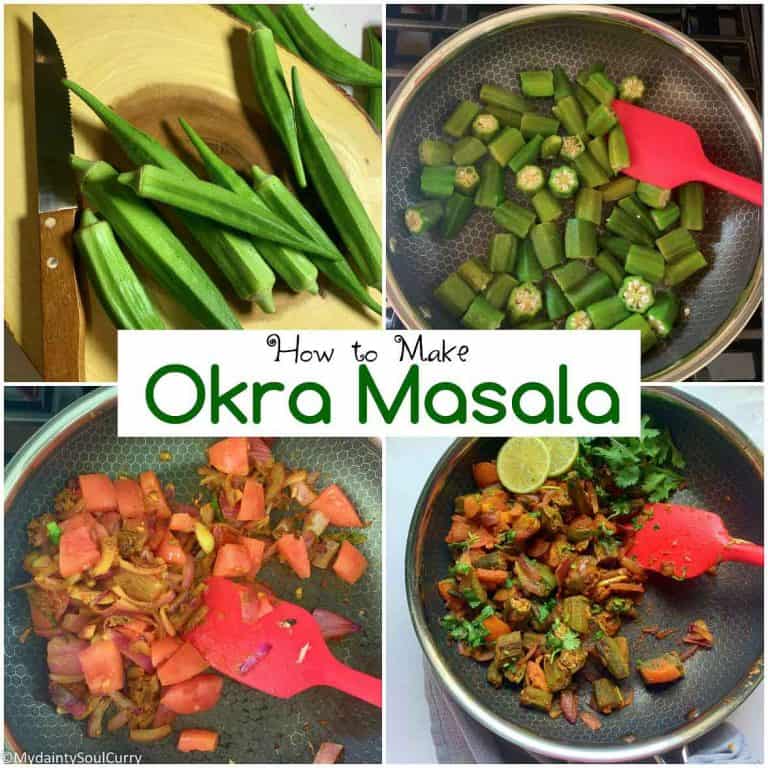 Okra Masala - My Dainty Soul Curry
