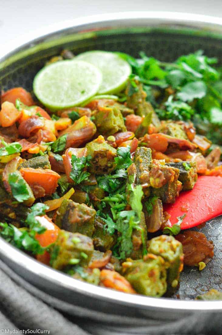 Okra Masala - My Dainty Soul Curry