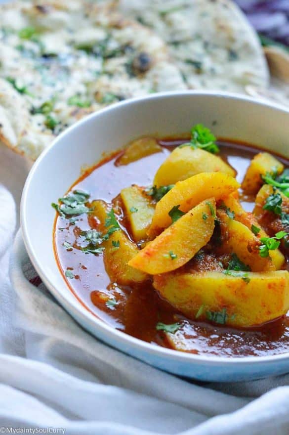 Indian Potato Curry - My Dainty Soul Curry