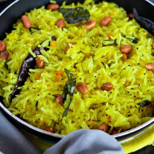 Indian Lemon Rice - My Dainty Soul Curry