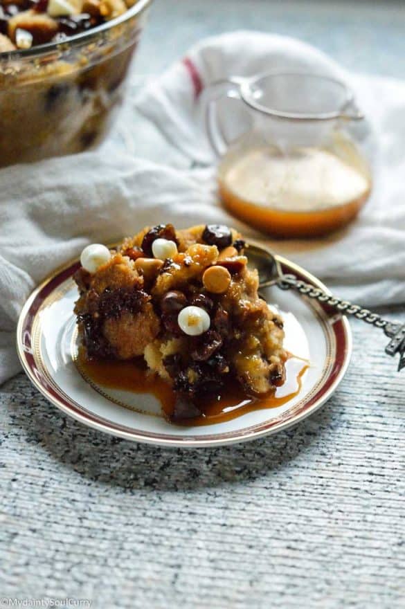 Instant Pot Bread Pudding - My Dainty Soul Curry