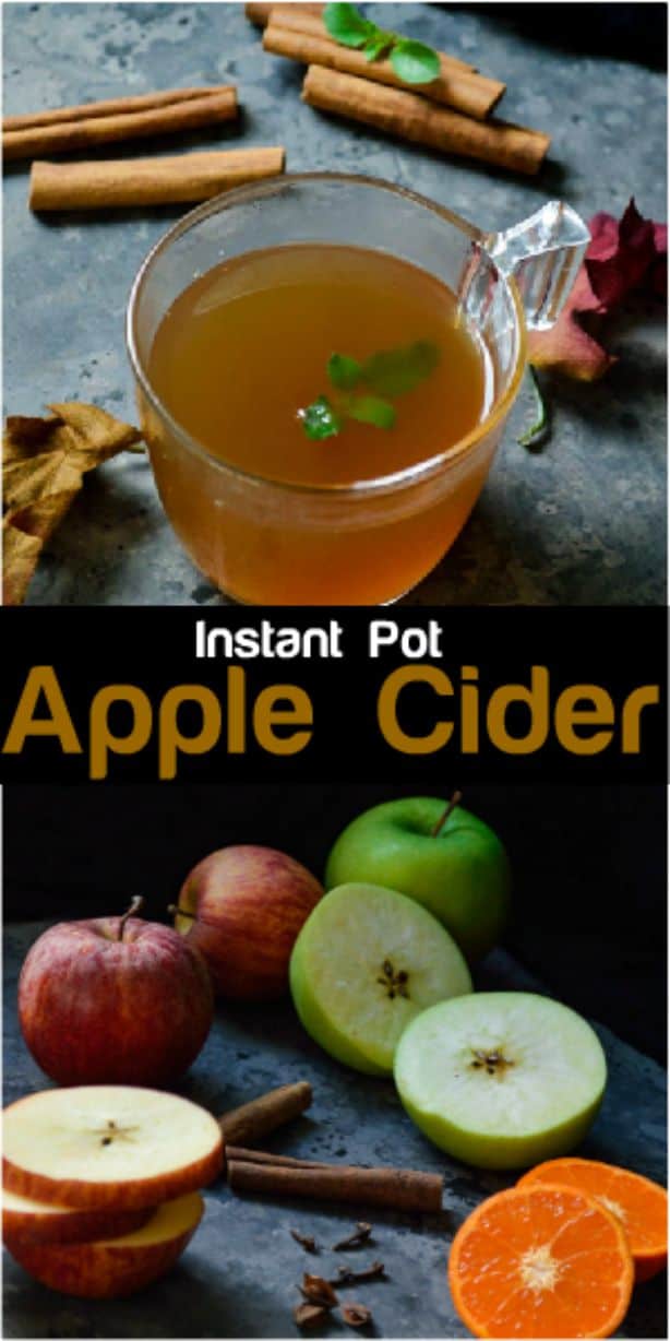 Instant Pot Apple Cider - My Dainty Soul Curry