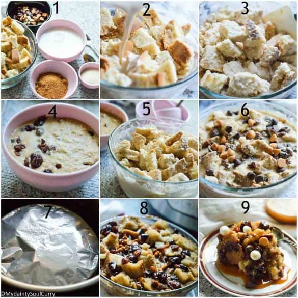 Instant Pot Bread Pudding - My Dainty Soul Curry