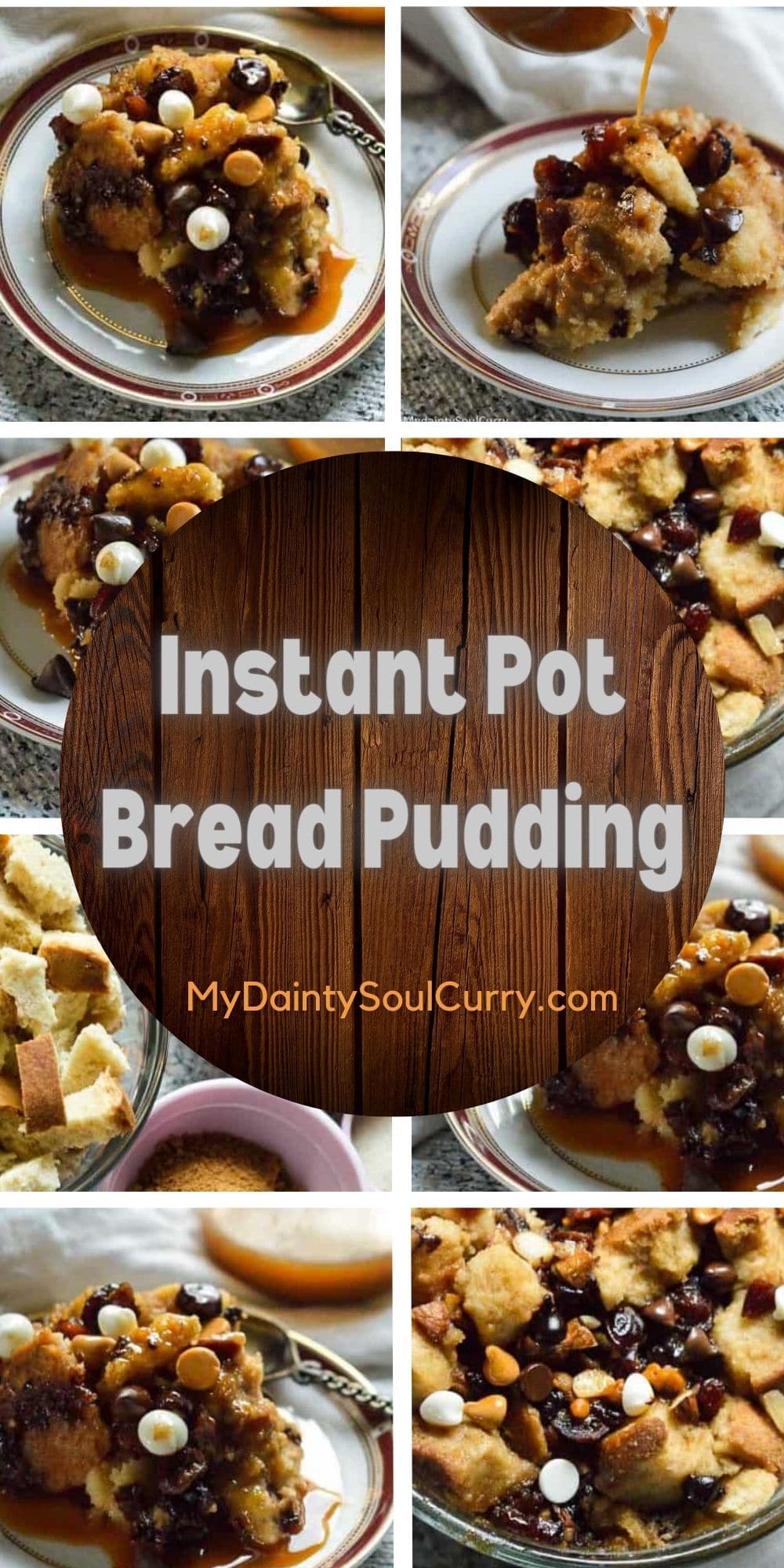 Instant Pot Bread Pudding - My Dainty Soul Curry