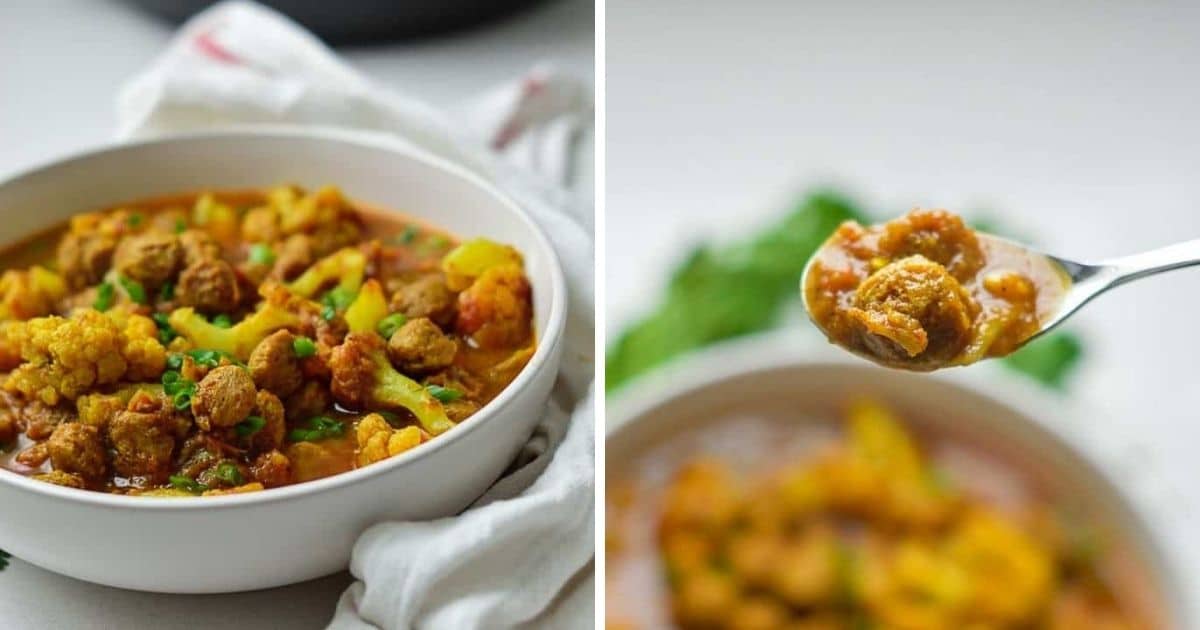 Soya Chunks Curry - My Dainty Soul Curry