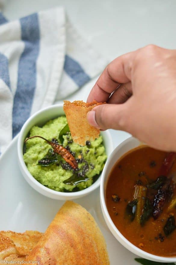 Quinoa Dosa - My Dainty Soul Curry