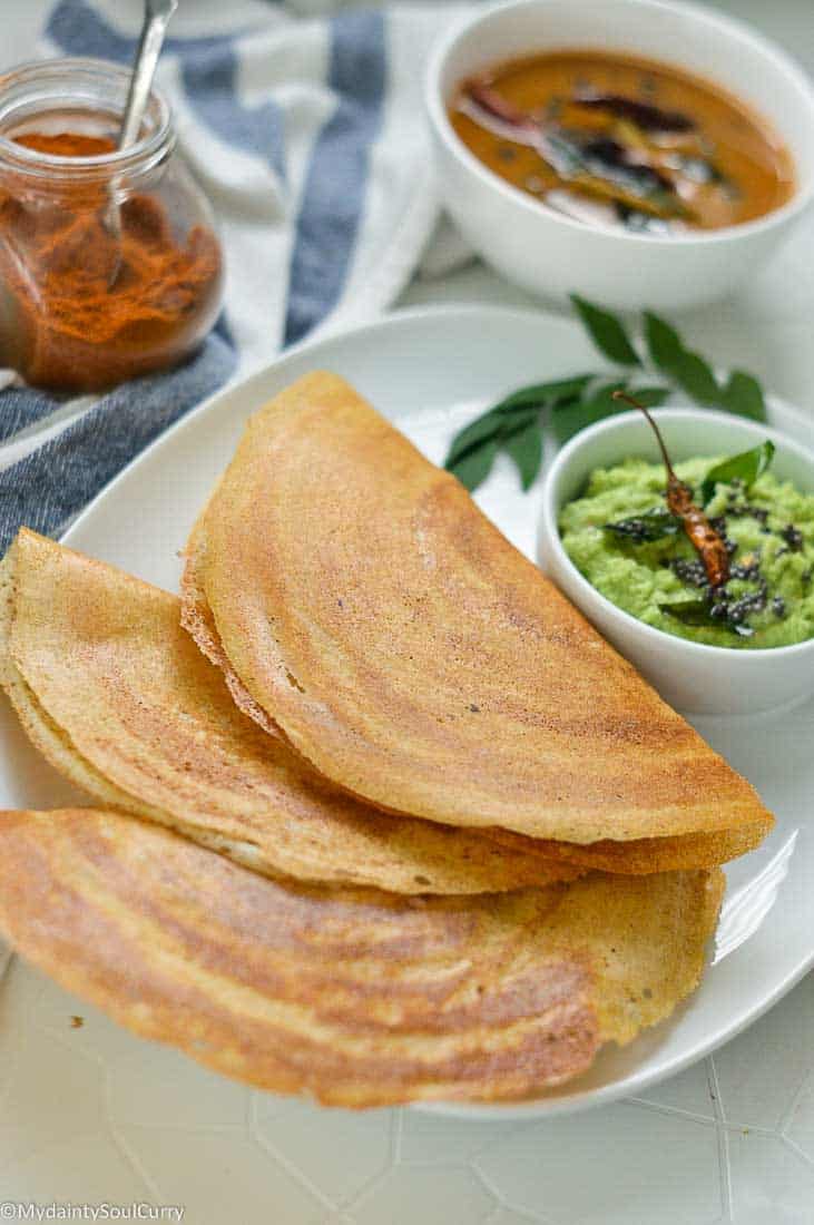 Quinoa Dosa - My Dainty Soul Curry