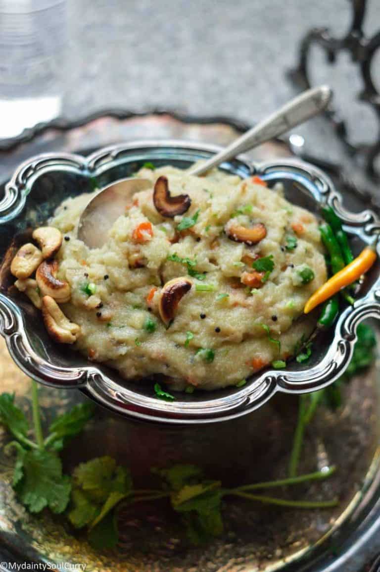Instant Pot Upma - My Dainty Soul Curry