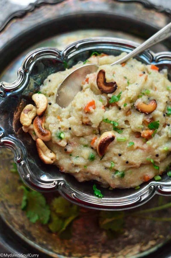Instant Pot Upma - My Dainty Soul Curry