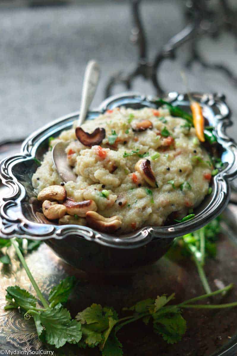 Instant Pot Upma - My Dainty Soul Curry