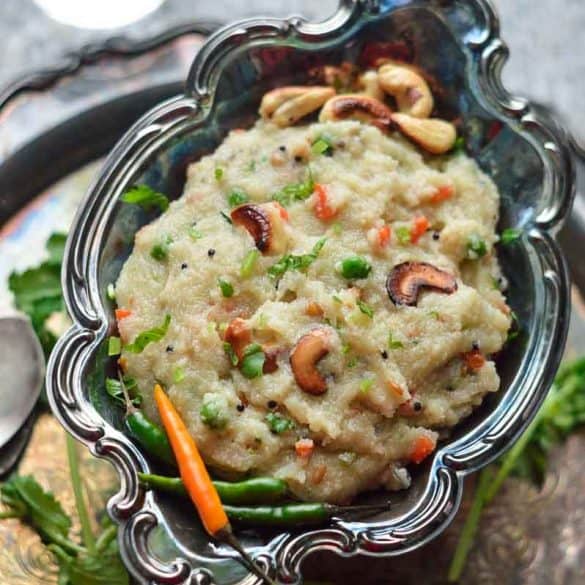 Instant Pot Upma - My Dainty Soul Curry