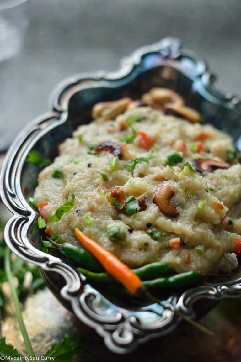 Instant Pot Upma - My Dainty Soul Curry