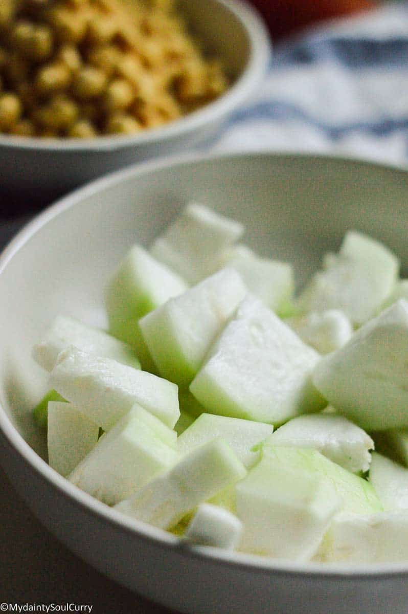 Chana Lauki {Instant Pot} - My Dainty Soul Curry