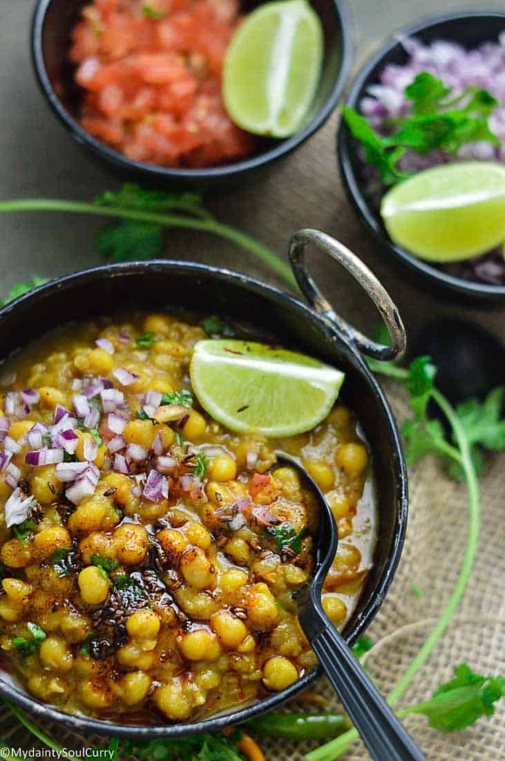 Ghugni Recipe {Instant Pot} - My Dainty Soul Curry