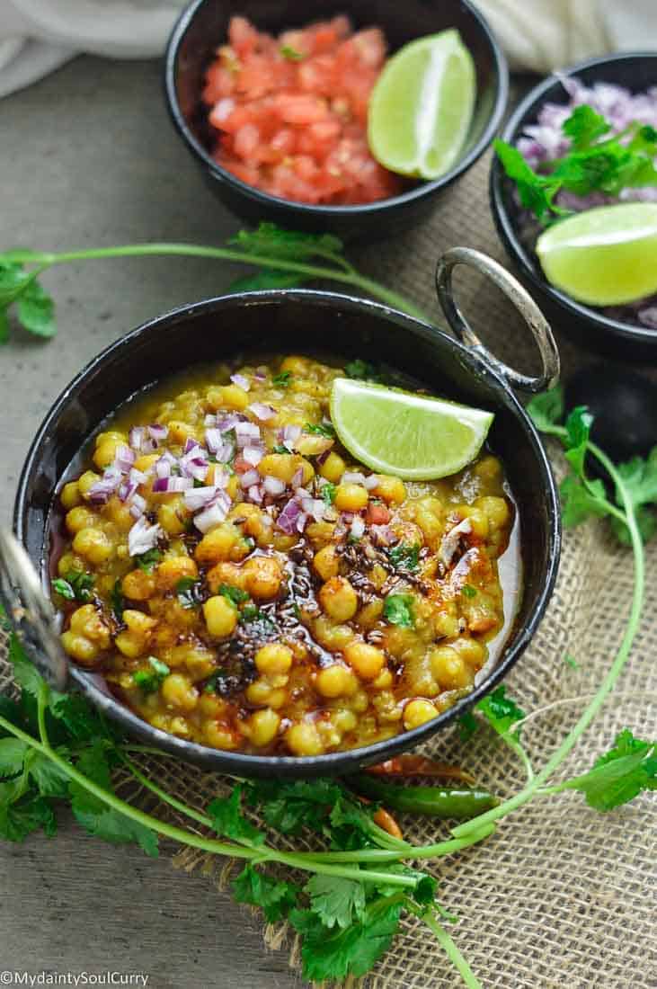 Ghugni Recipe {Instant Pot} - My Dainty Soul Curry