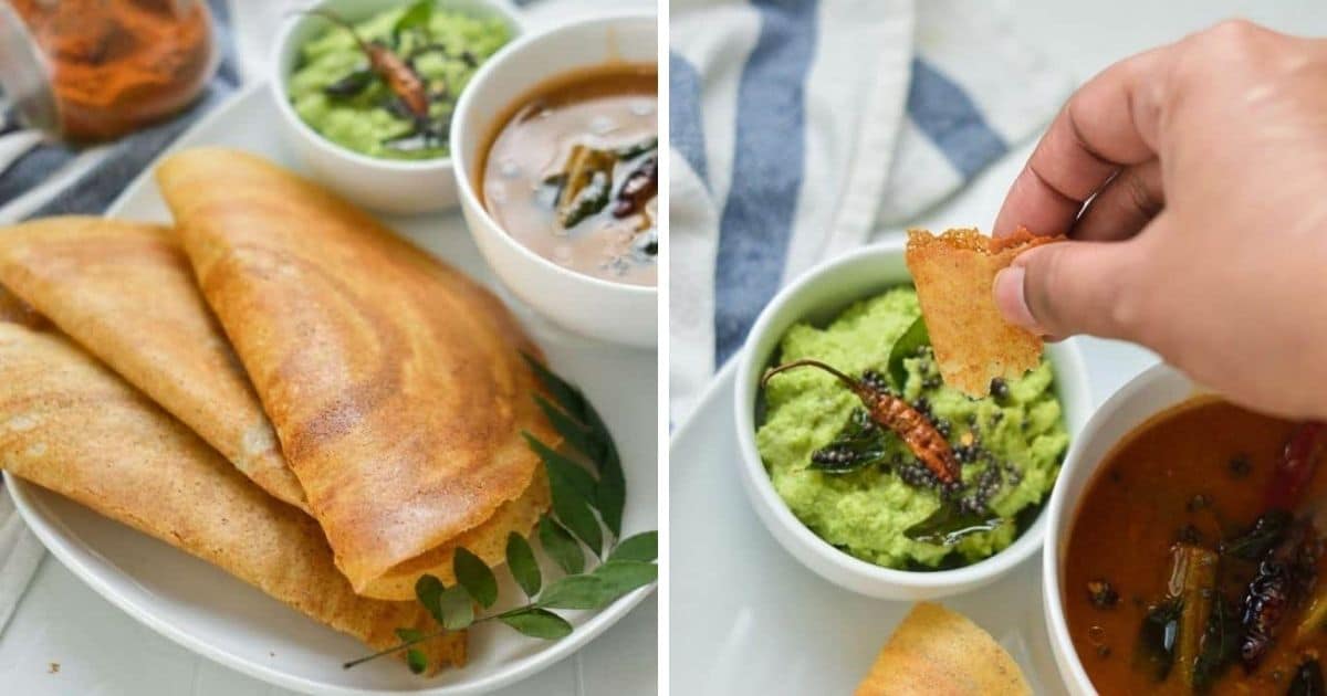 Quinoa Dosa - My Dainty Soul Curry