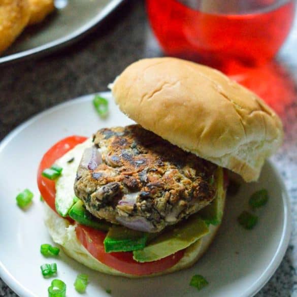 Masala Veggie Burger - My Dainty Soul Curry