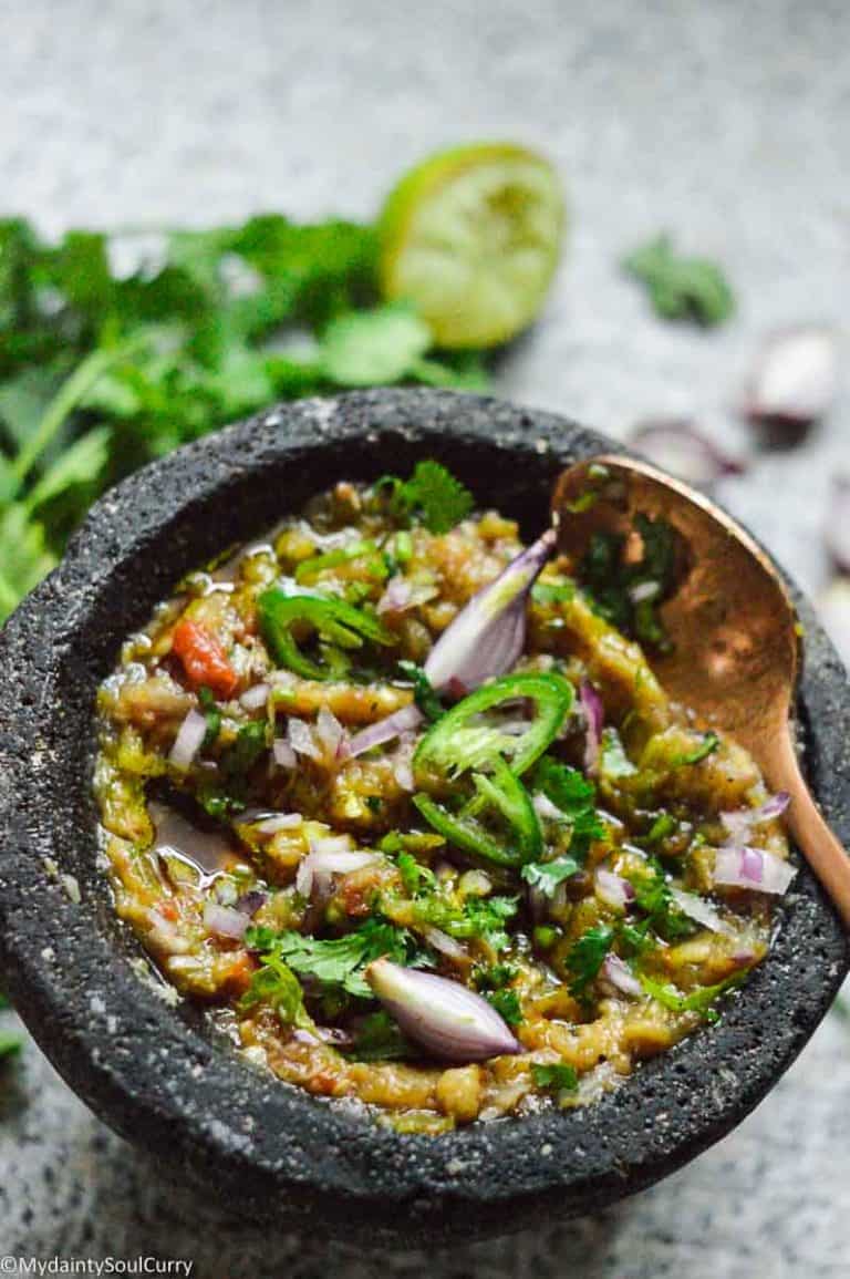 Baigan Choka {Trinidad Style} - My Dainty Soul Curry