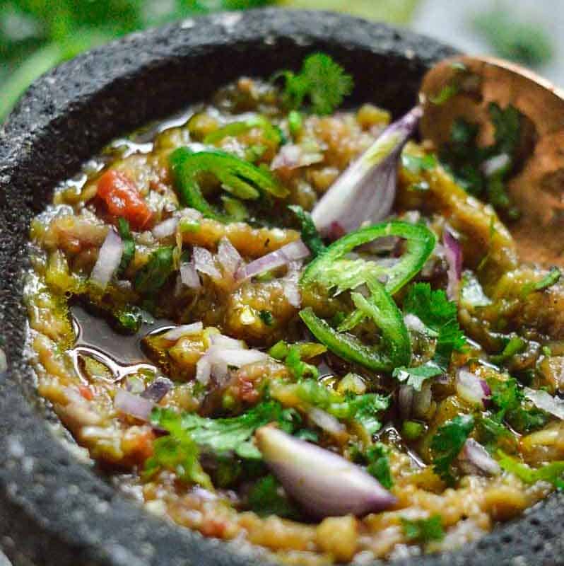 Baigan Choka {Trinidad Style} - My Dainty Soul Curry