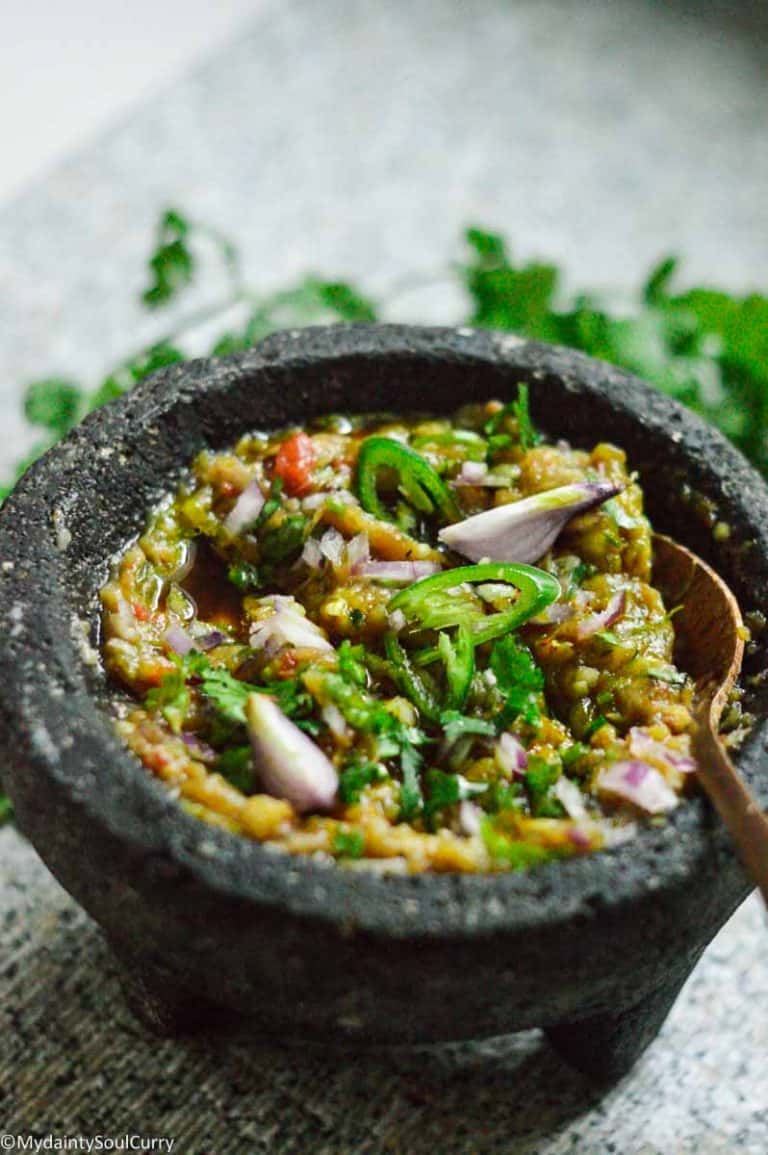 Baigan Choka {Trinidad Style} - My Dainty Soul Curry