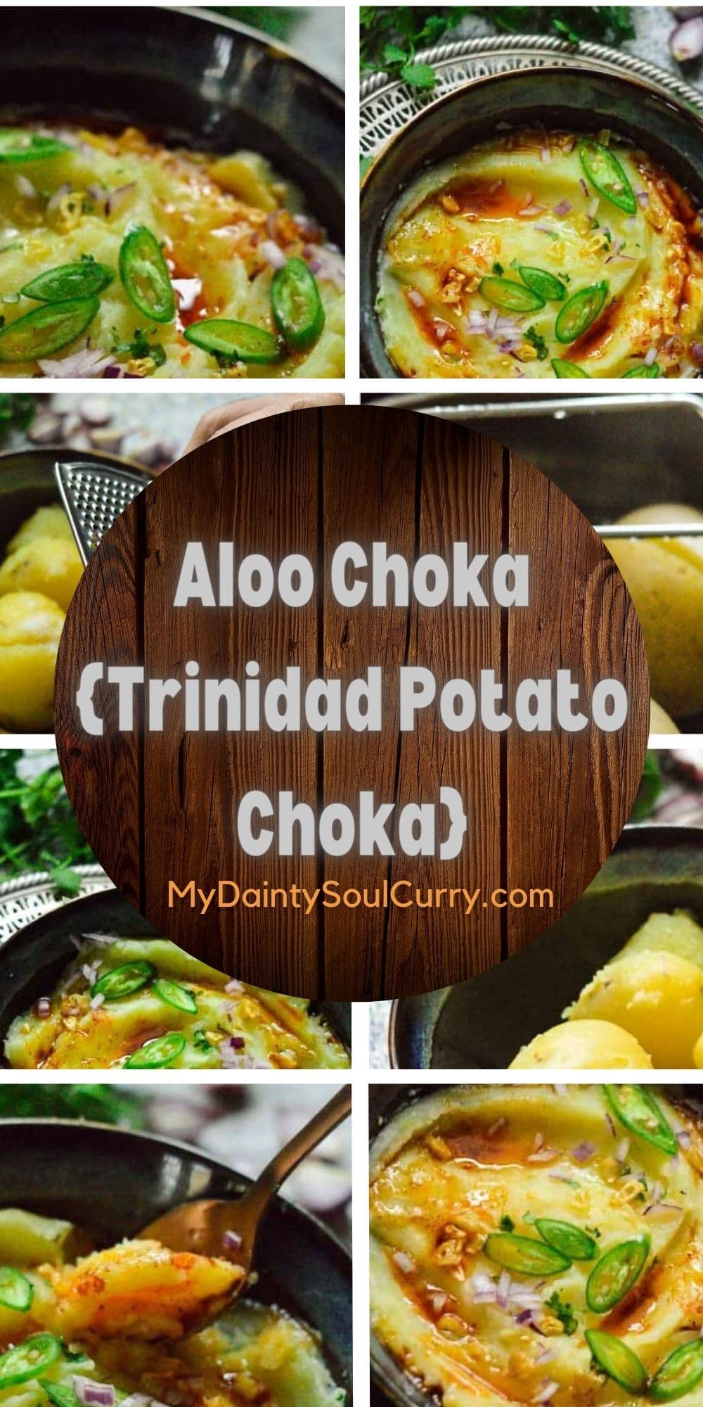 Aloo Choka {Trinidad Potato Choka} - My Dainty Soul Curry