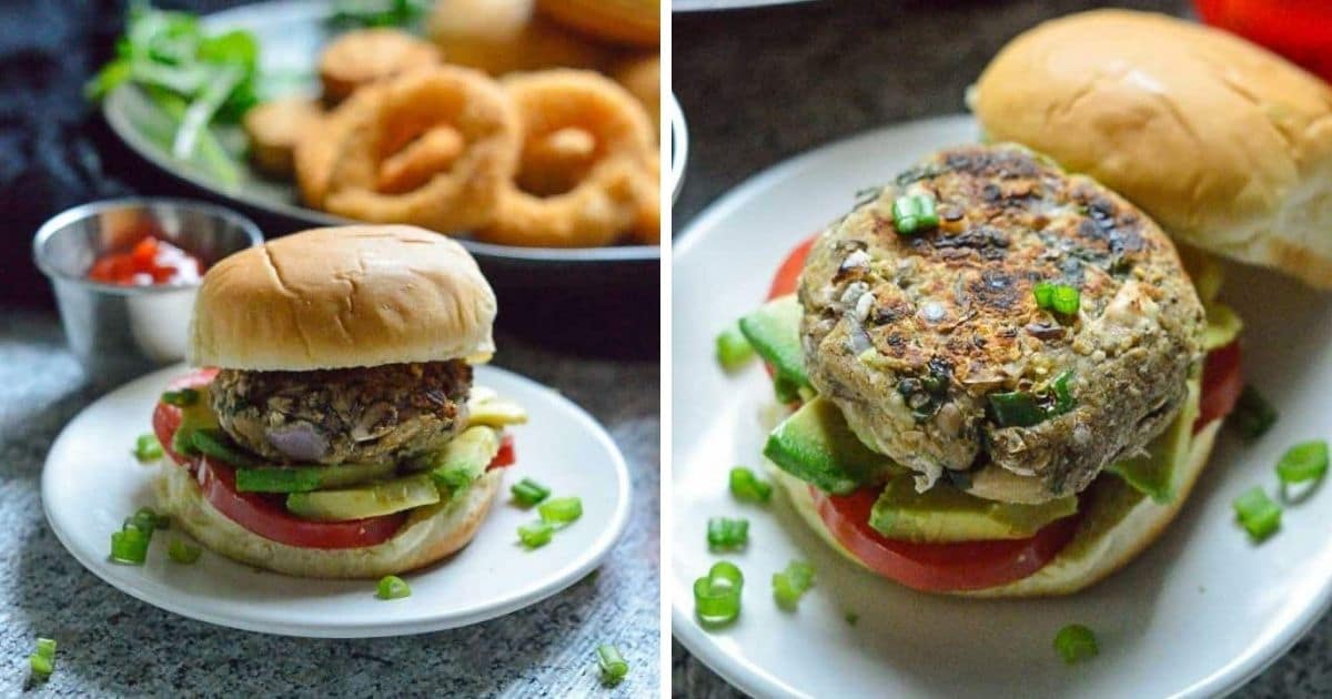 Masala Veggie Burger - My Dainty Soul Curry