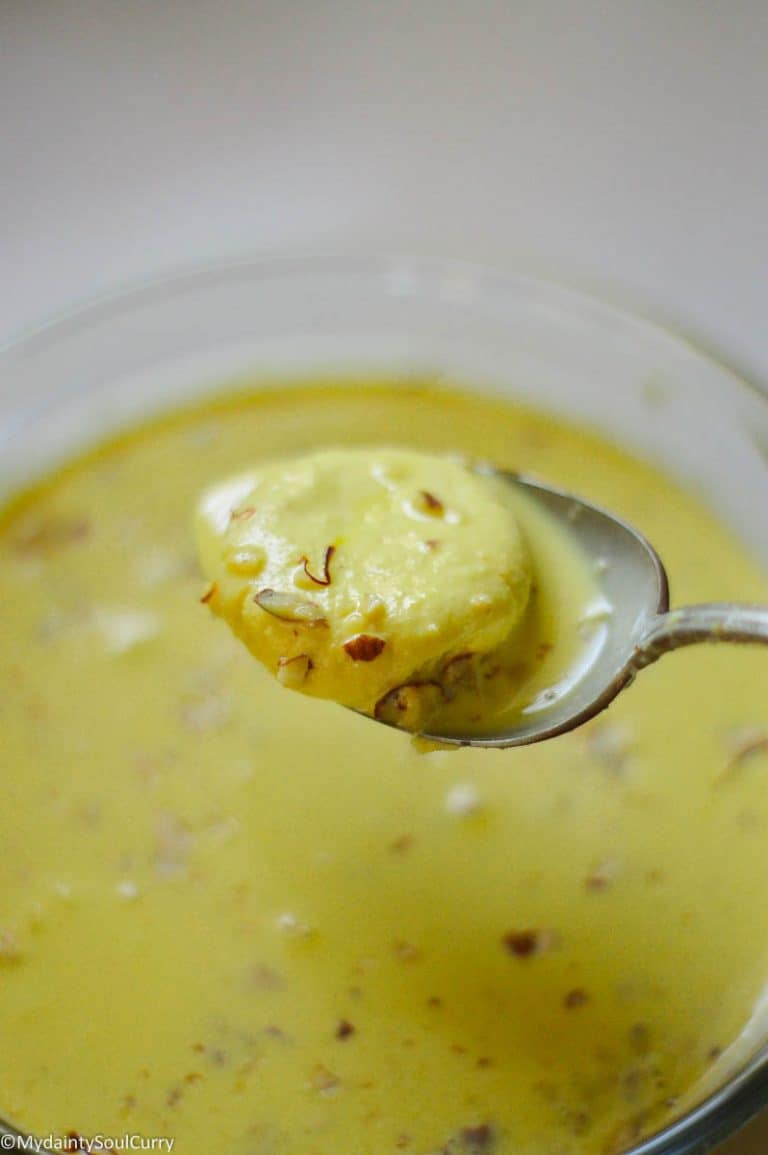 Instant Pot Rasmalai - My Dainty Soul Curry