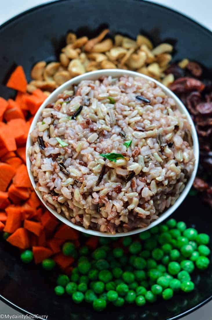 Wild Rice Pilaf Instant Pot - My Dainty Soul Curry