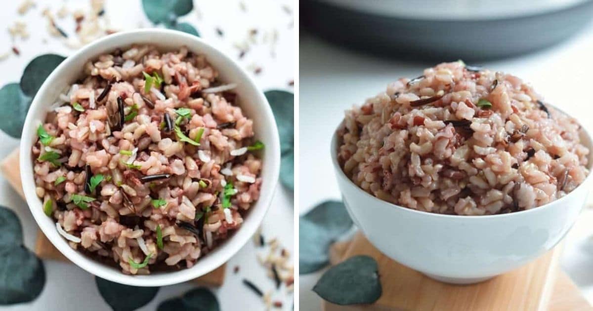 Instant Pot Wild Rice Blend - My Dainty Soul Curry