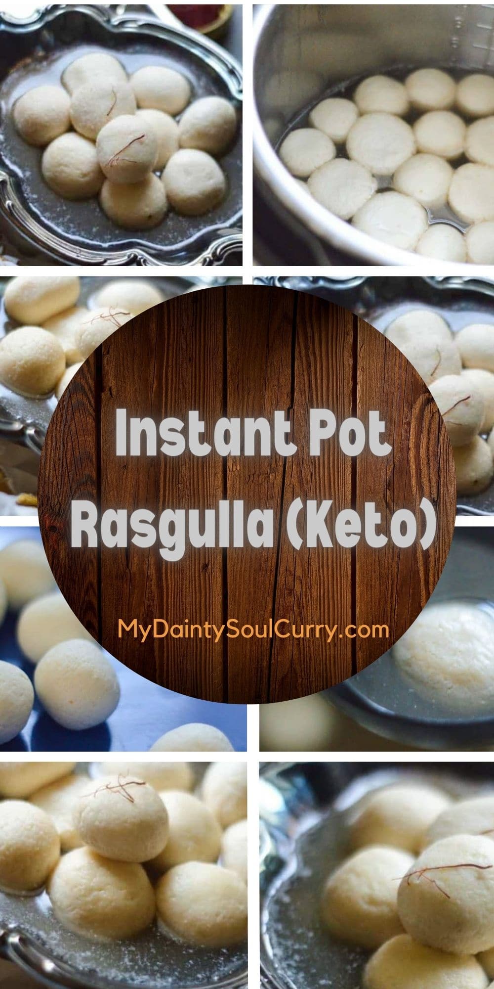 Instant Pot Rasgulla (+Keto) - My Dainty Soul Curry