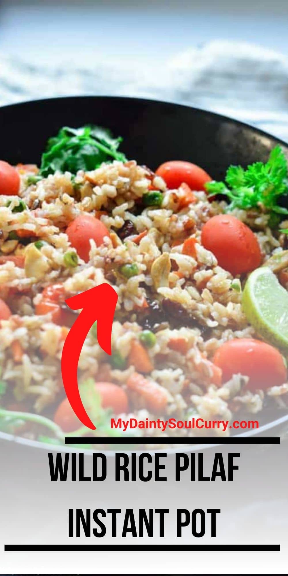 Wild Rice Pilaf Instant Pot - My Dainty Soul Curry