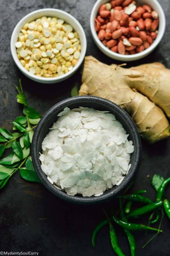 Baked Chivda {+Air-Fryer} - My Dainty Soul Curry