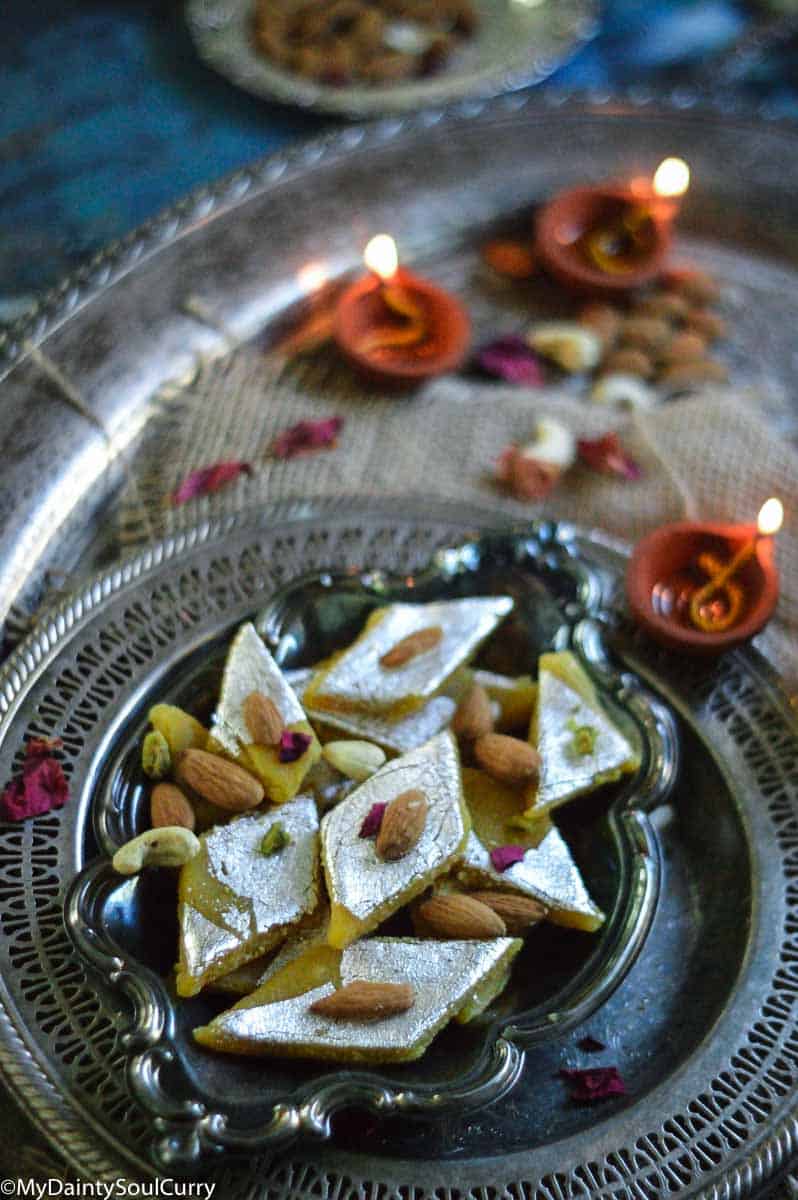 Mango Katli/Burfi - My Dainty Soul Curry