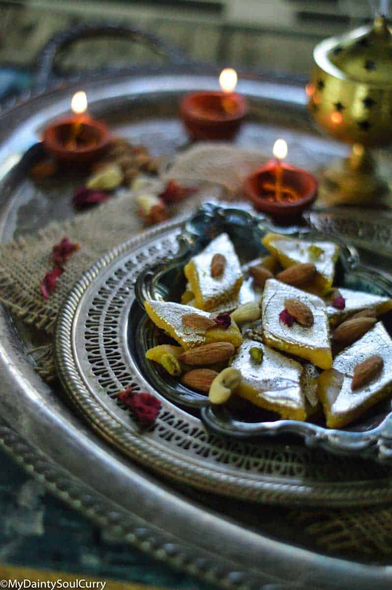 Mango Katli/Burfi - My Dainty Soul Curry