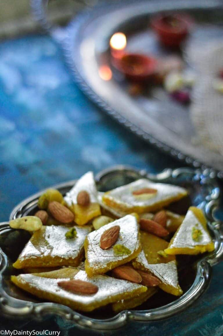 Mango Katli/Burfi - My Dainty Soul Curry