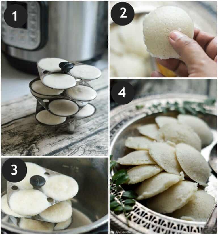 Instant Pot Idli - My Dainty Soul Curry
