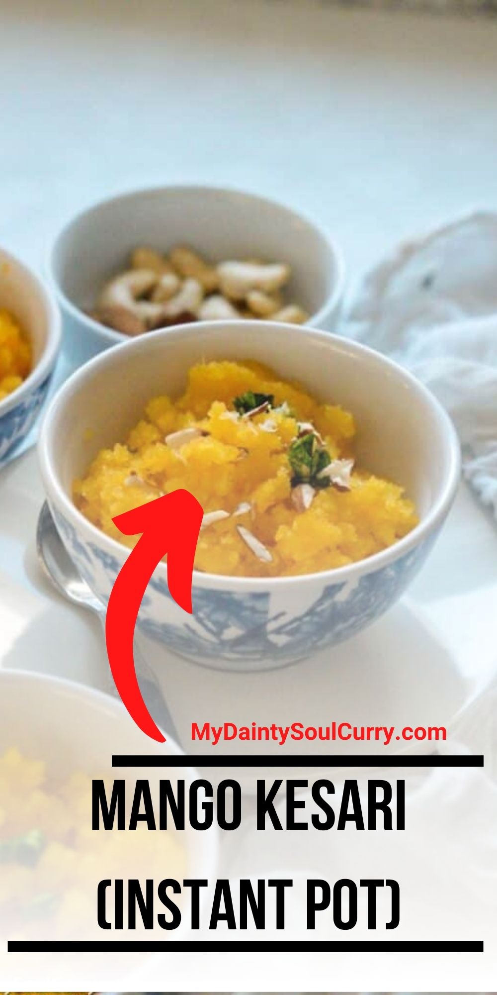 Mango Kesari (Instant Pot) - My Dainty Soul Curry