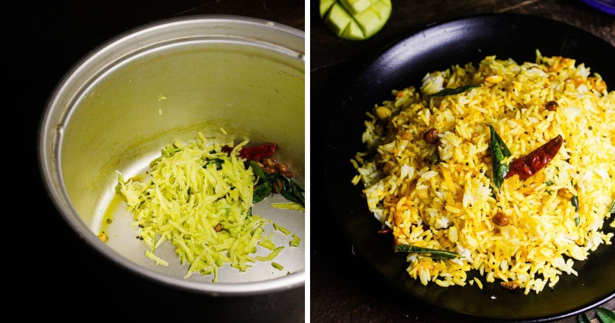 Easy Instant Pot Mango Rice - My Dainty Soul Curry