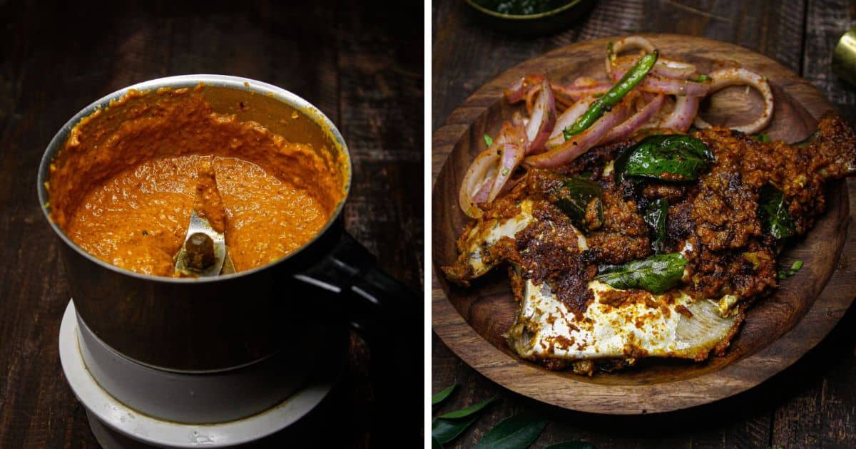 Pomfret Tawa Fry in Red Paste - My Dainty Soul Curry