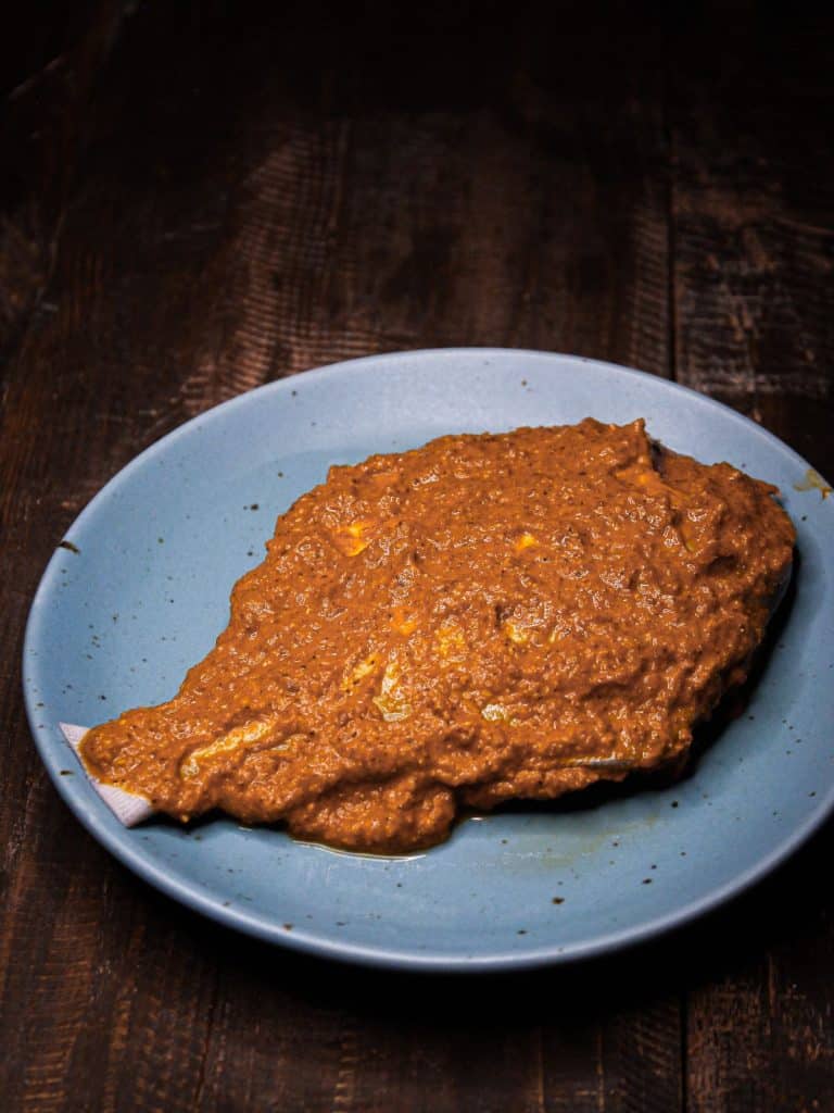 Pomfret Tawa Fry in Red Paste - My Dainty Soul Curry