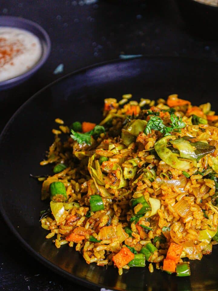 Brown Rice Pulao - My Dainty Soul Curry