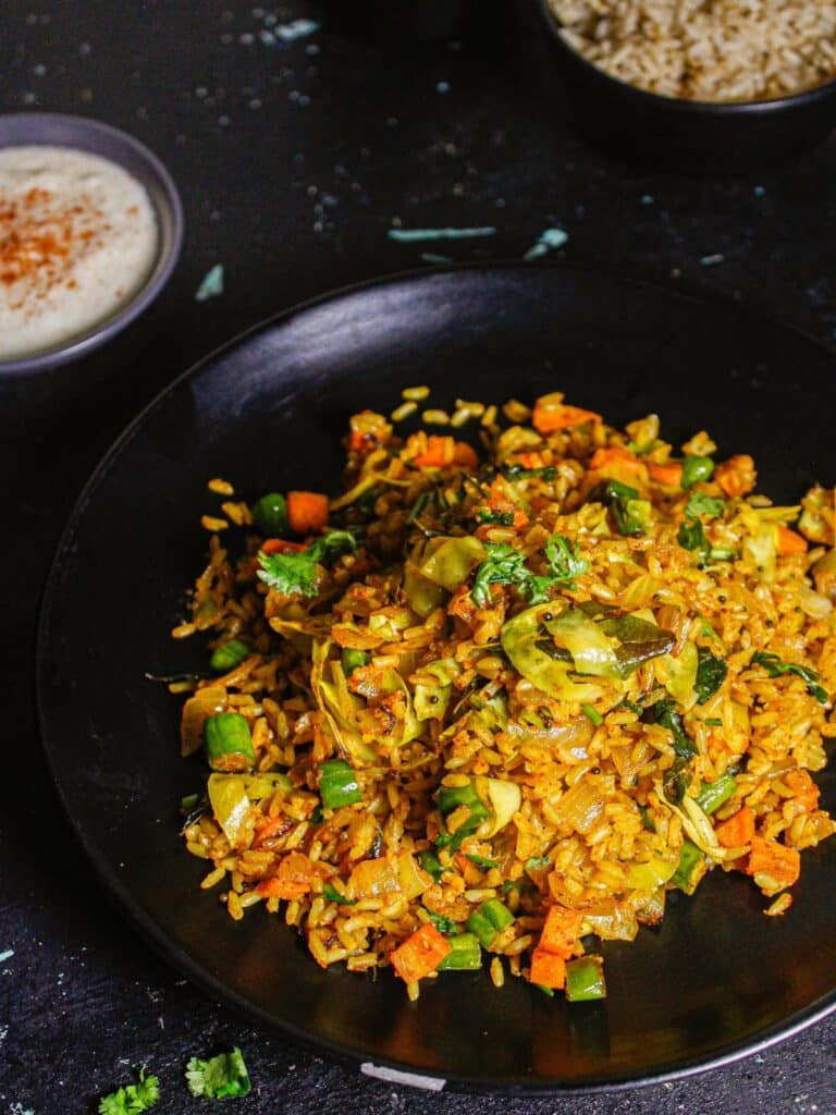 Brown Rice Pulao - My Dainty Soul Curry