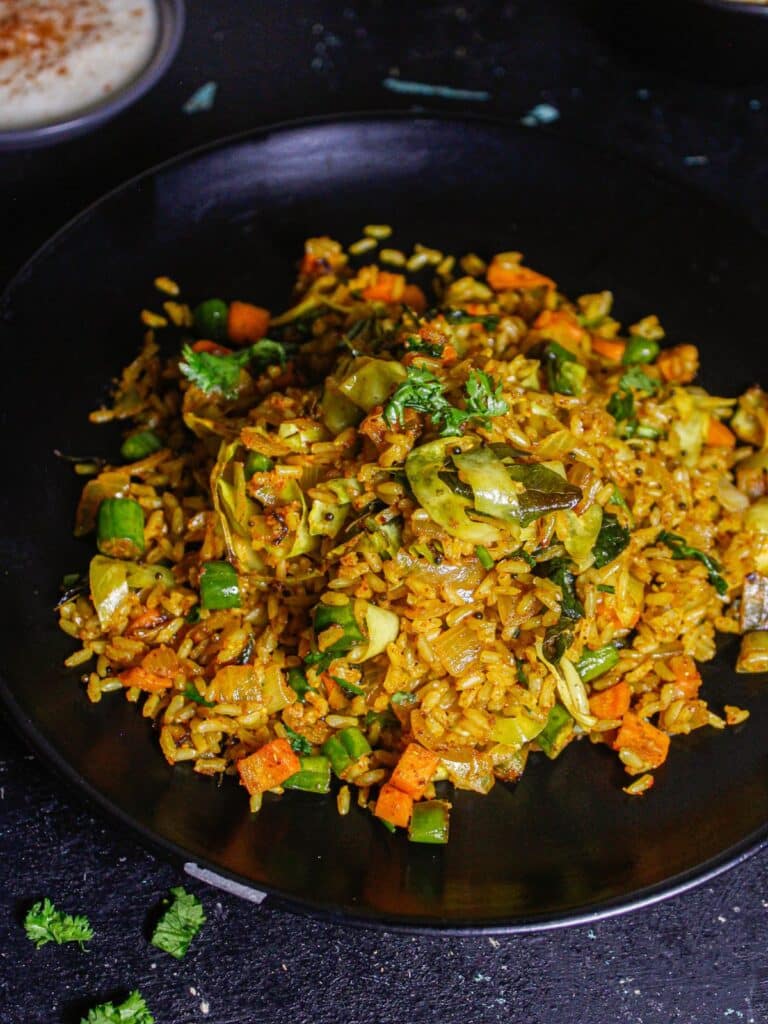 Brown Rice Pulao - My Dainty Soul Curry