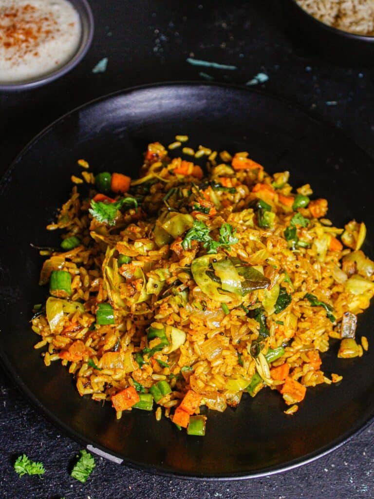 Brown Rice Pulao - My Dainty Soul Curry