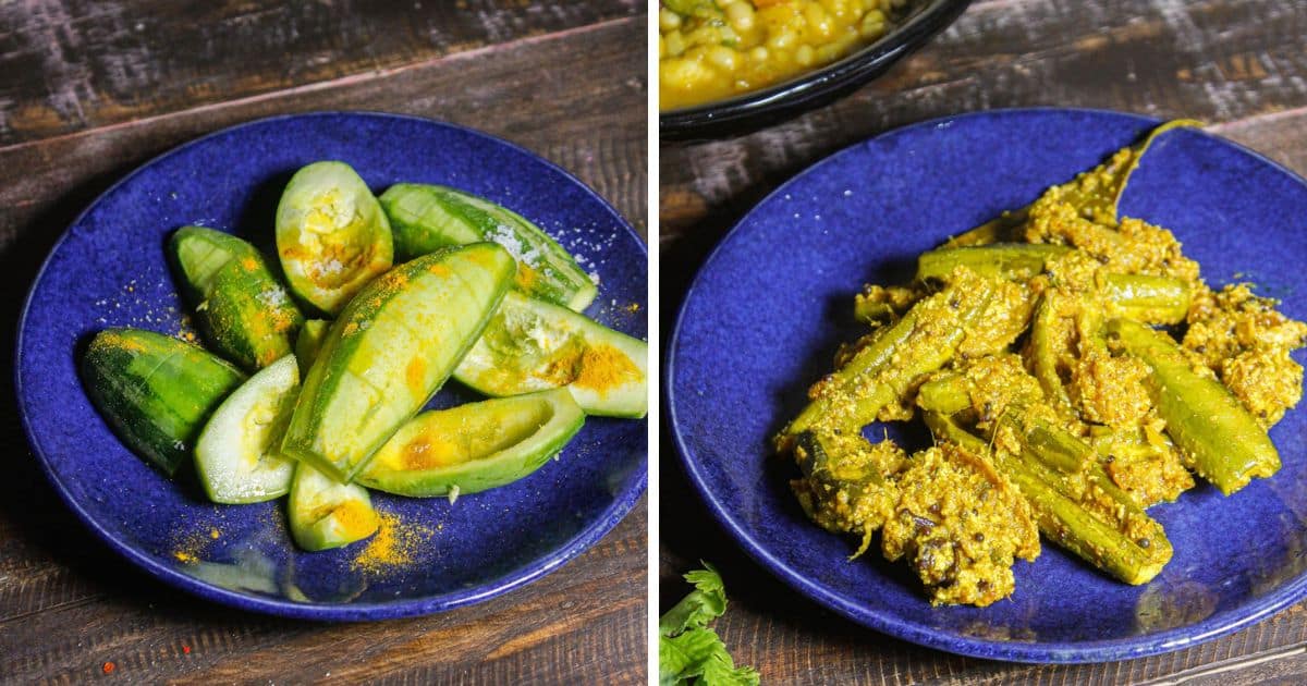 Doi Potol with Air Fried Potol - My Dainty Soul Curry