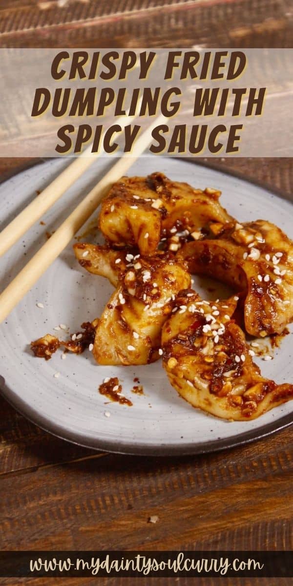Crispy Fried Dumpling with Spicy Sauce - My Dainty Soul Curry